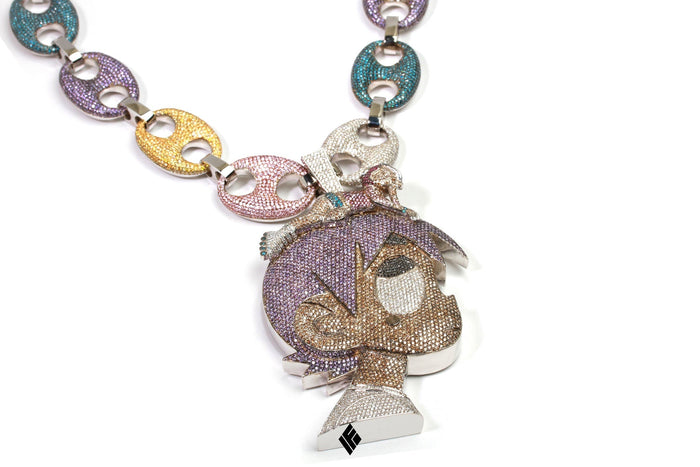 LIL UZI VERT'S CUSTOM DIAMOND CHAIN!