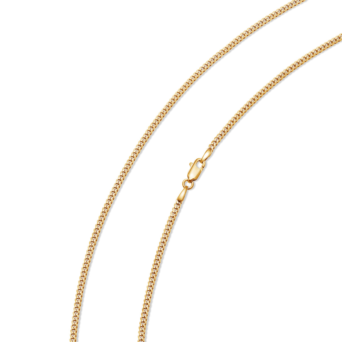 Gold Cuban Link Chain (2mm) - IF & Co.