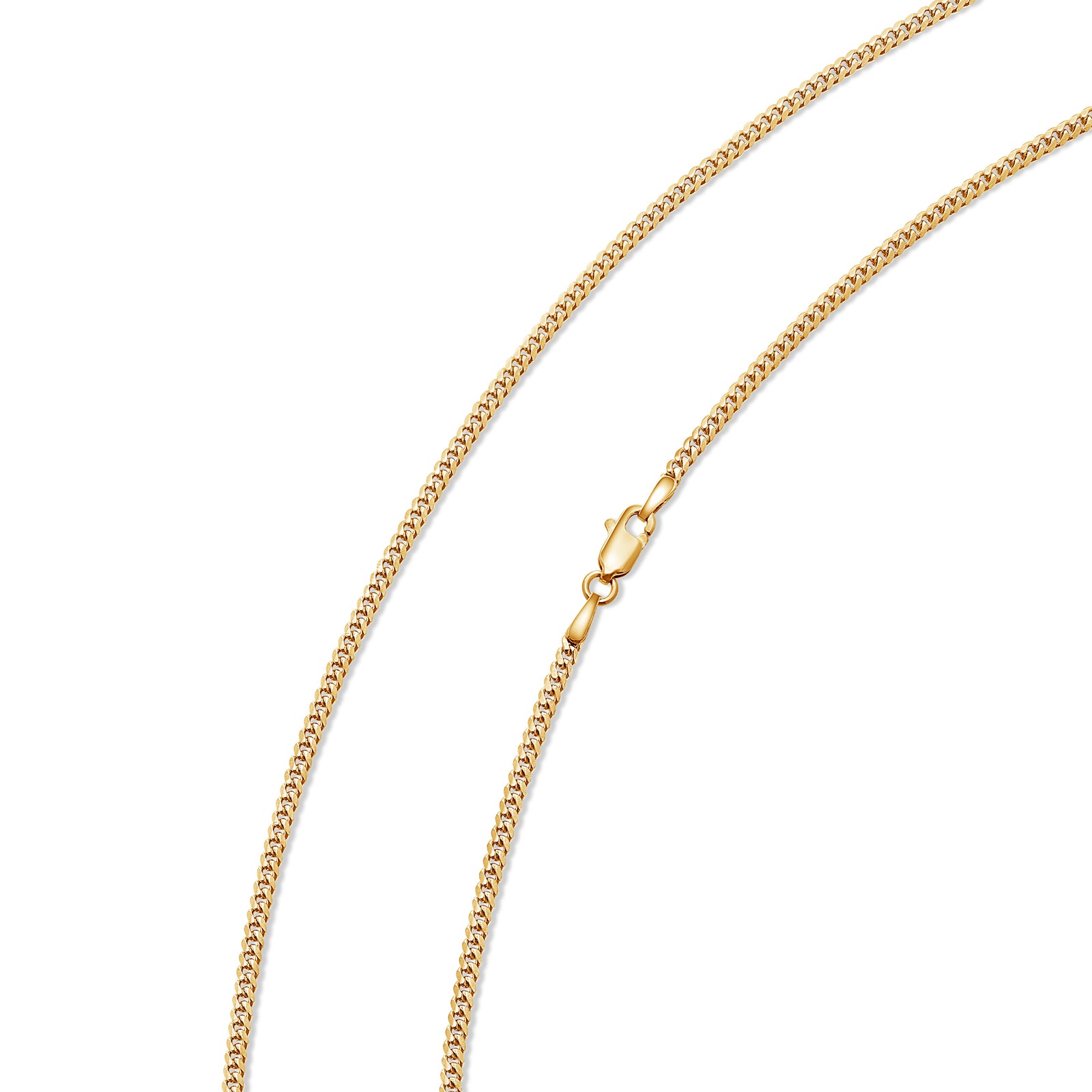 Gold Cuban Link Chain (2mm) - IF & Co.