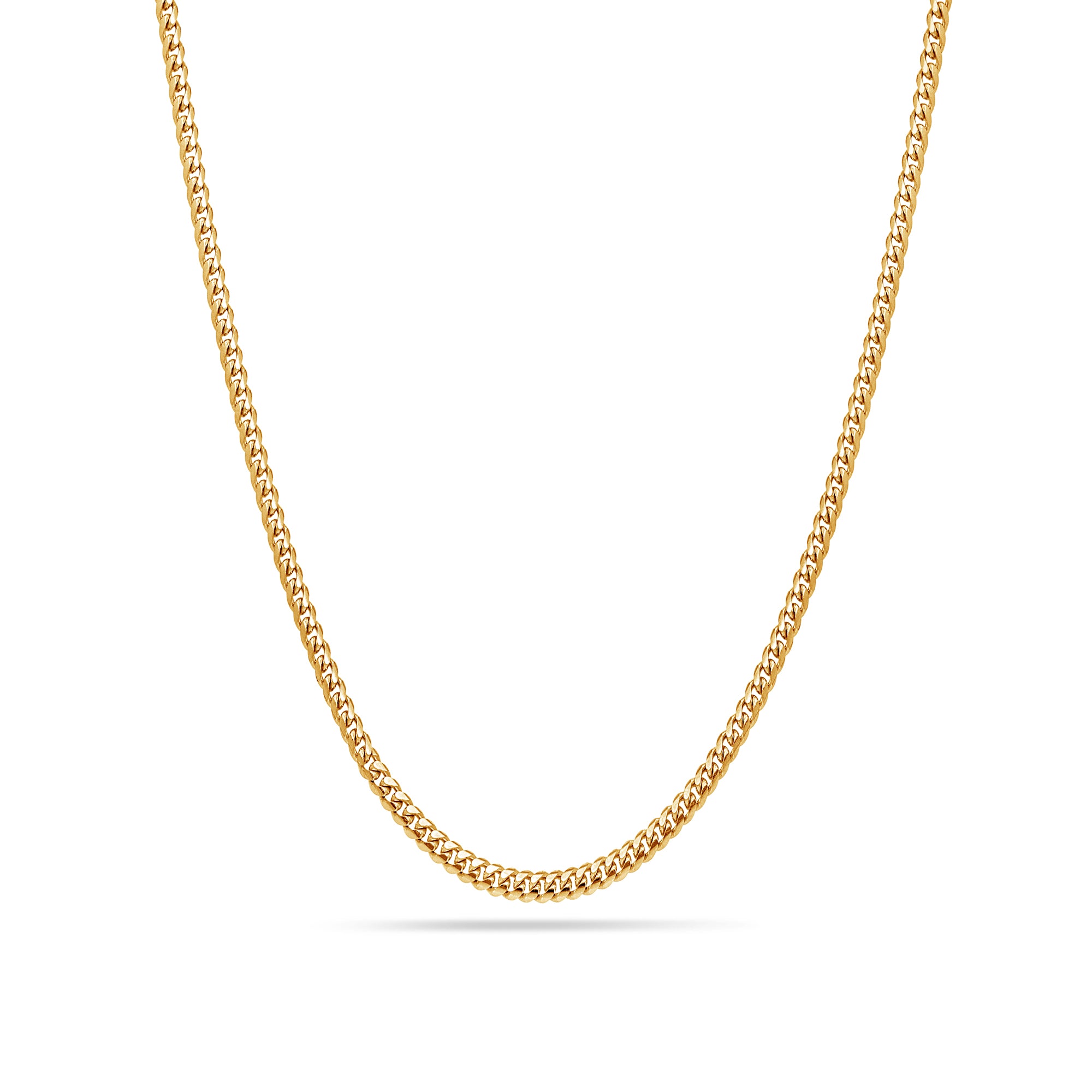 Gold Cuban Link Chain (2mm) - IF & Co.