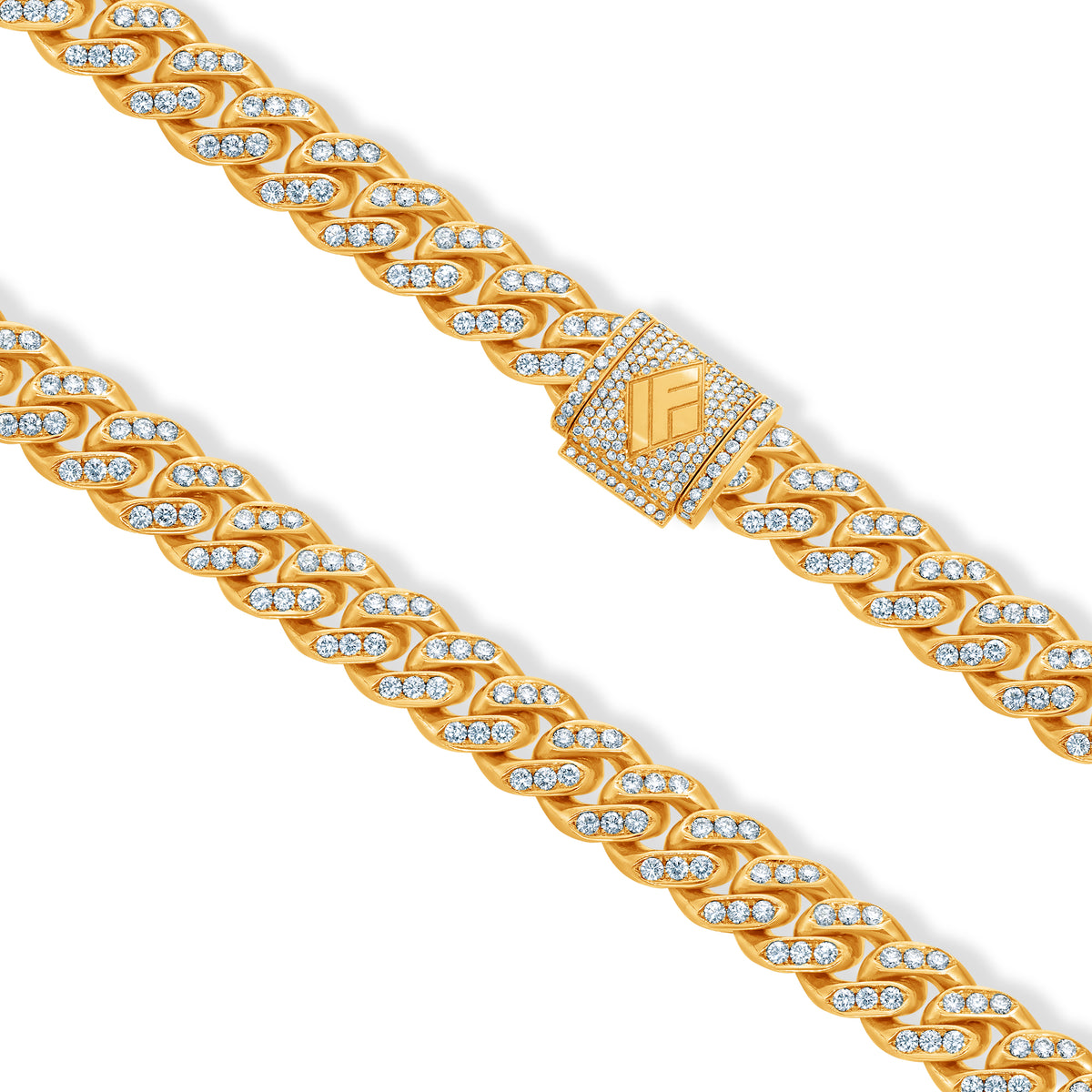 Diamond Cuban Link Chain (11mm, Oversized) - IF & Co.