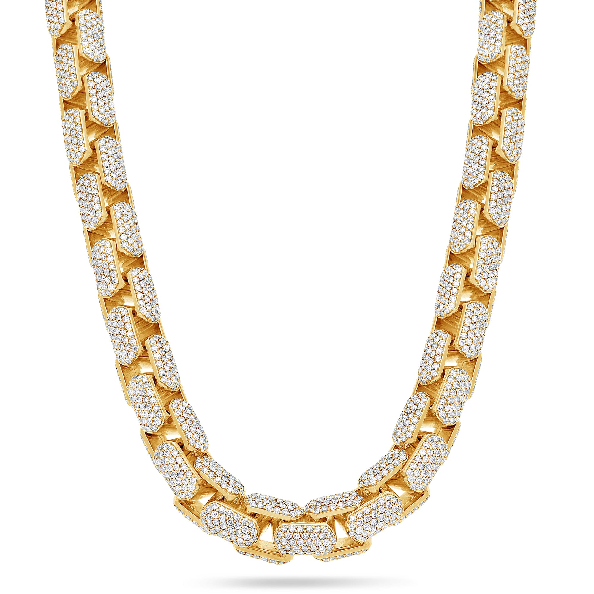 Diamond Moon Link Chain (11mm) - IF & Co.