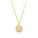Gold Bitcoin Necklace - Micro Bitcoin v1.0 - IF & Co.